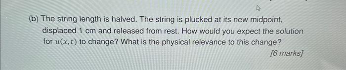 Solved 4. A string is fixed between two points 40 cm apart. | Chegg.com