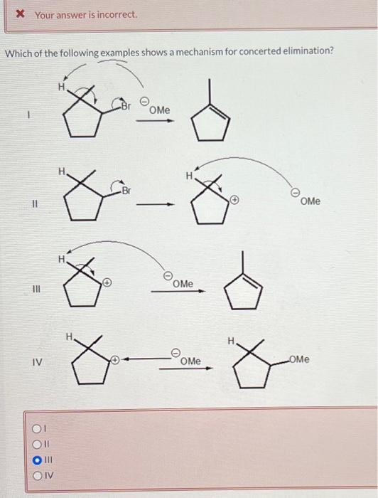 Solved * Your answer is incorrect. Which of the following | Chegg.com