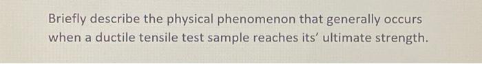 Solved Briefly describe the physical phenomenon that | Chegg.com Solved Briefly describe the physical phenomenon that | Chegg.com