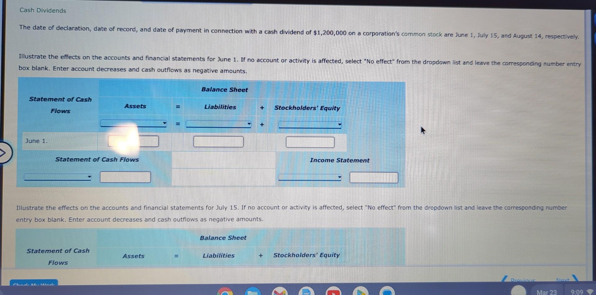 Solved box blank. Enter account decreases and cash outflows | Chegg.com