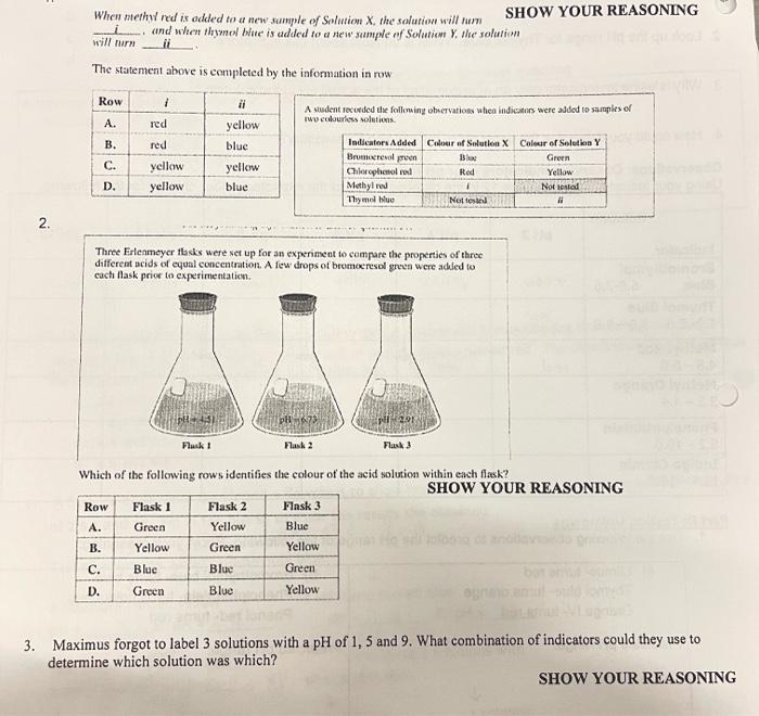 Solved Science 30 Demo: Measuring pH using Indicators | Chegg.com