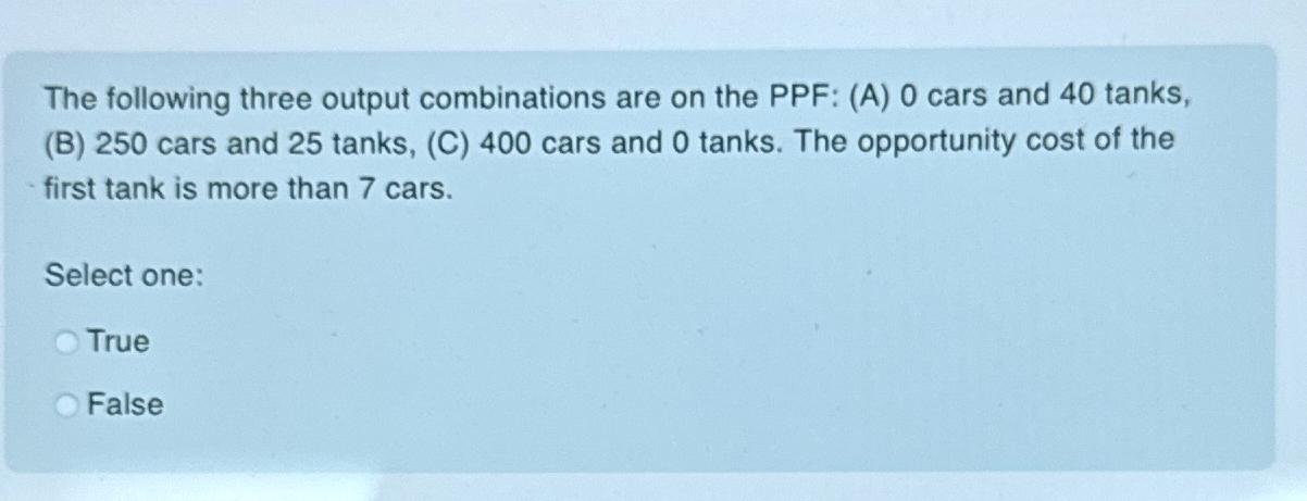 Solved The following three output combinations are on the | Chegg.com