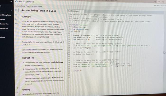 Solved CENGAGE HINDA! Acing Totah in a loop in C | Chegg.com Solved CENGAGE HINDA! Acing Totah in a loop in C | Chegg.com