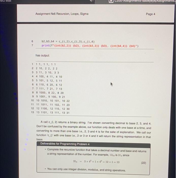 Solved Problem 2: Building Recursion Functions In this | Chegg.com