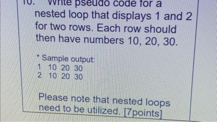 Solved Pseudo Code Questions Write Pseudoc 6 Write Pseudo 8420