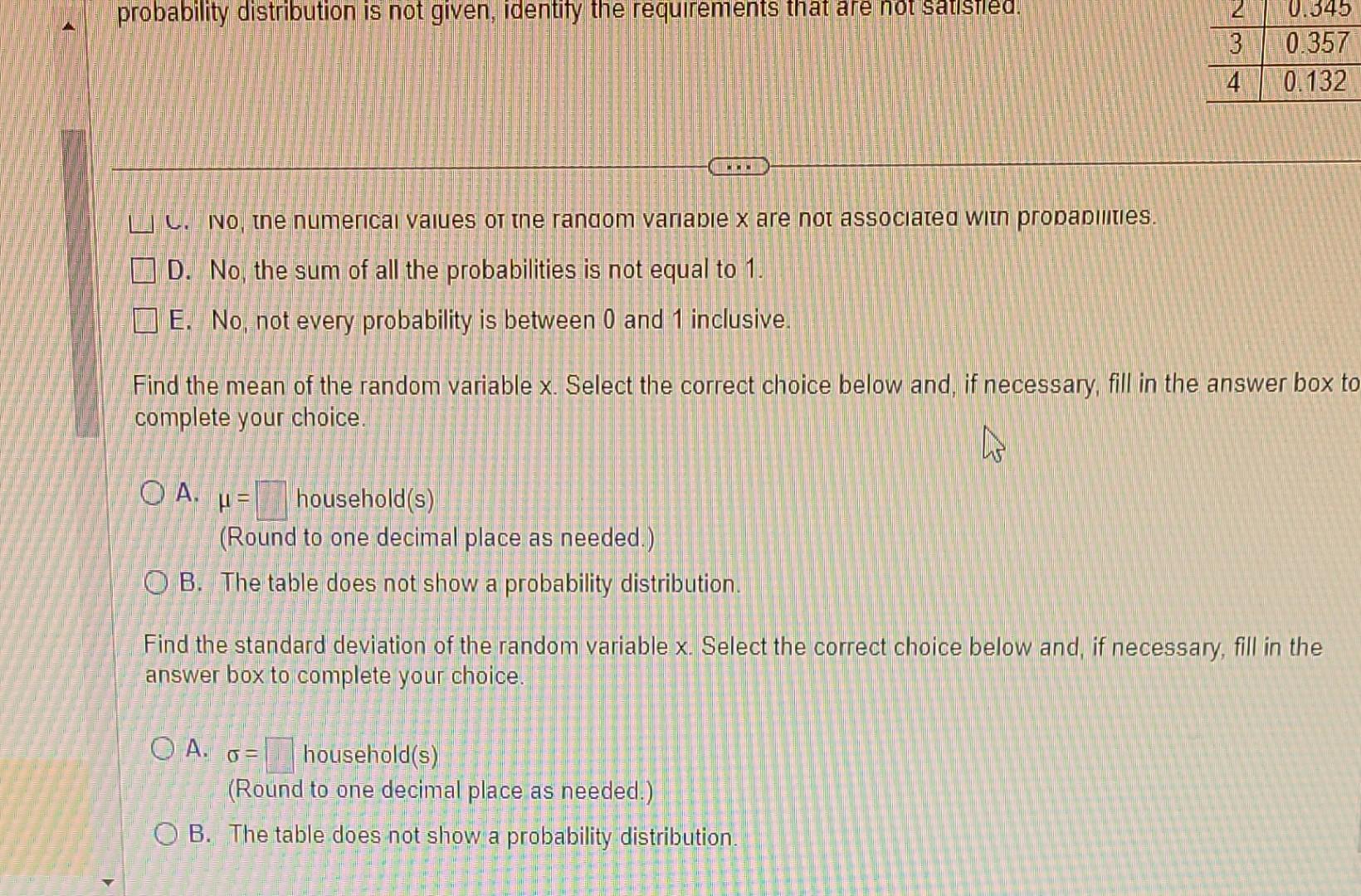 Solved Households are randomly selected and partitioned into | Chegg.com