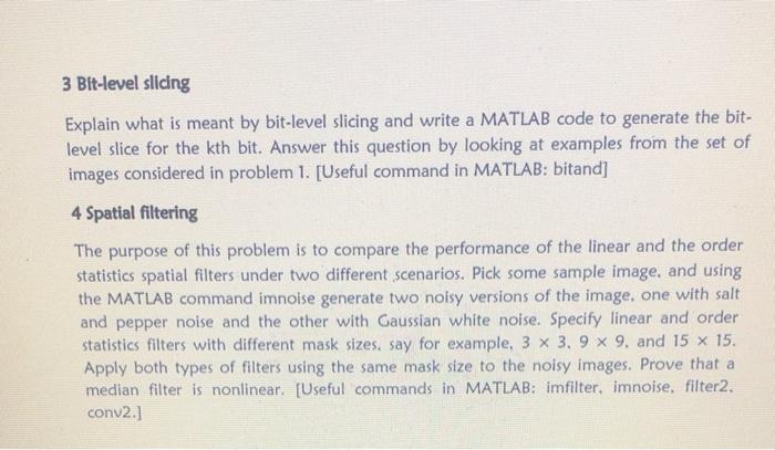 Solved 3 Bit-level slicing Explain what is meant by | Chegg.com