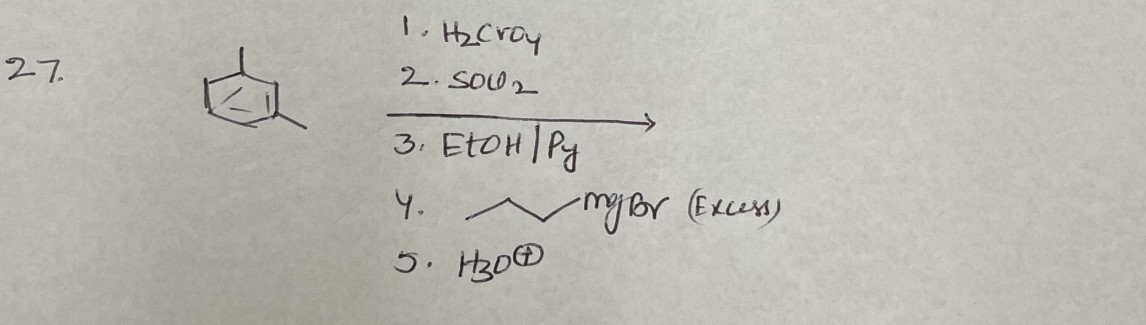 Solved Must write step by step synthesis of the following | Chegg.com