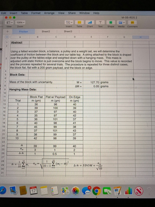 Solved Edit Insert Table Format Arrange View Share Window | Chegg.com
