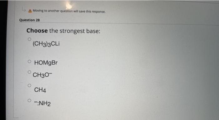 Solved Question 29 From the following structure, choose an | Chegg.com