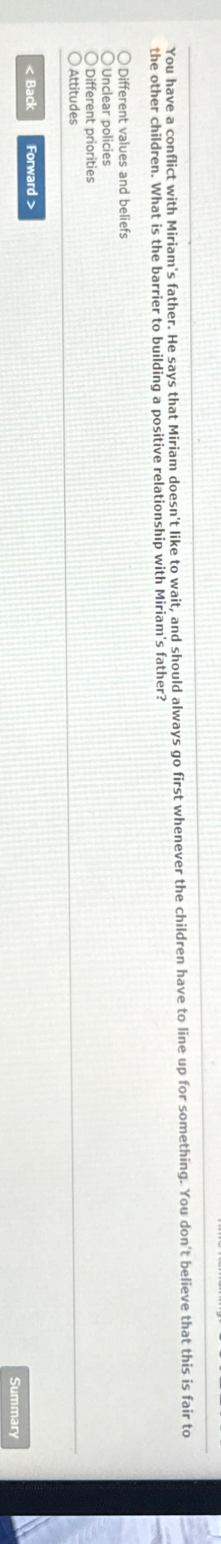 Solved the other children. What is the barrier to building a | Chegg.com