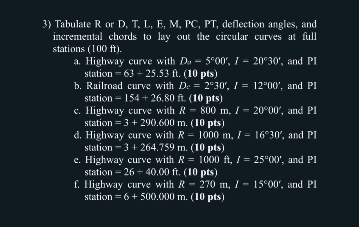 Solved Tabulate R or D, ﻿T, ﻿L, ﻿E, ﻿M, ﻿PC, ﻿PT, | Chegg.com