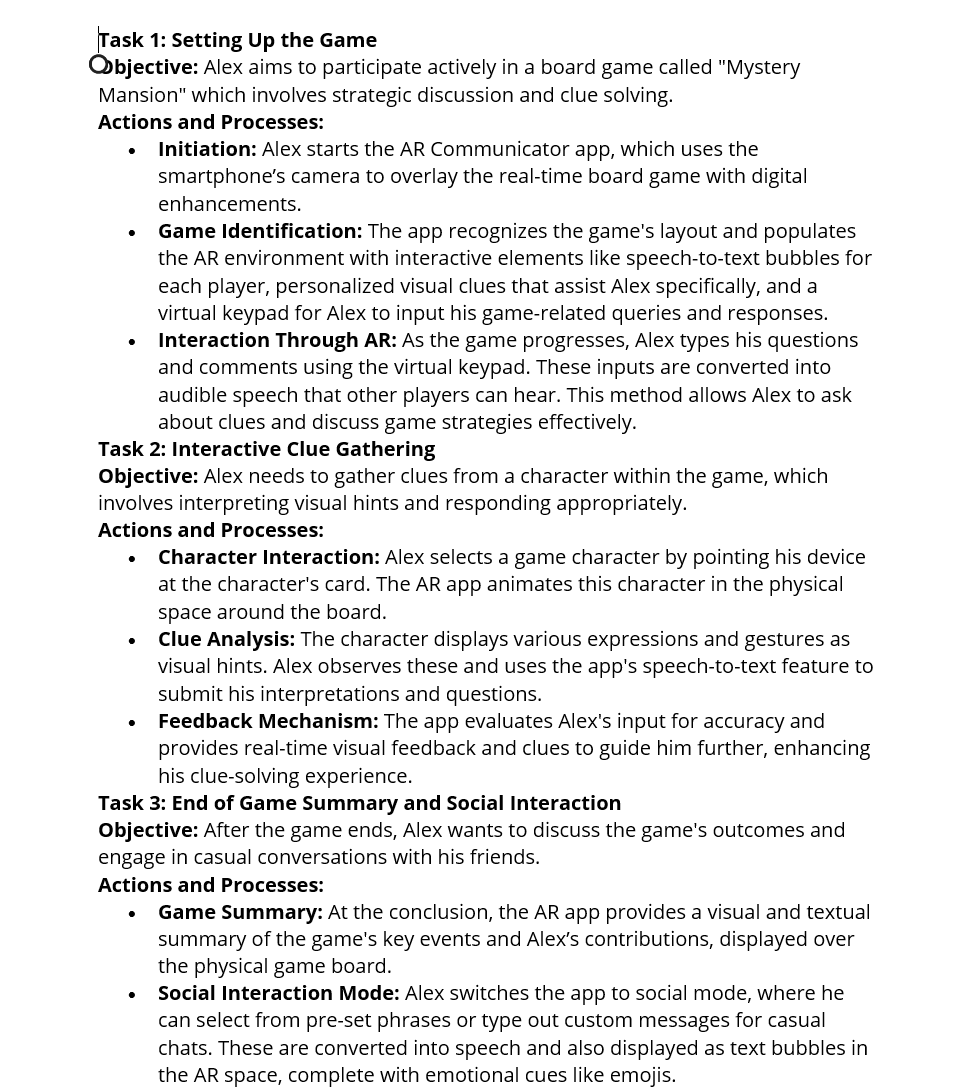 Solved Task 1: Setting Up the GameObjective: Alex aims to | Chegg.com