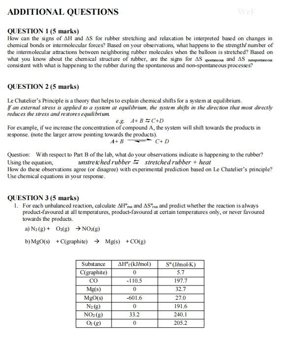 Solved ADDITIONAL QUESTIONS\\nQUESTION 1 (5 marks)\\nHow can | Chegg.com