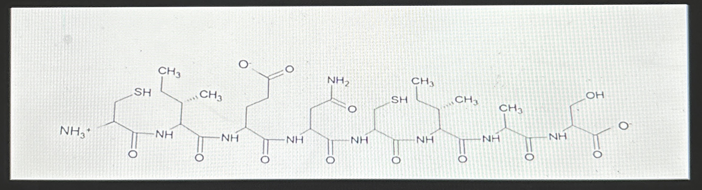 Solved Below is a peptide: 1) ﻿Write the sequence of amino | Chegg.com
