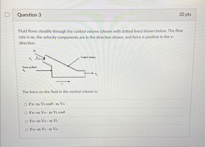 Solved Fluid flows steadily through the control volume | Chegg.com