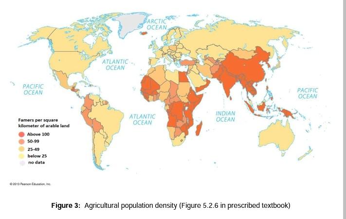 Solved 7. Which one of the following deductions from the map | Chegg.com