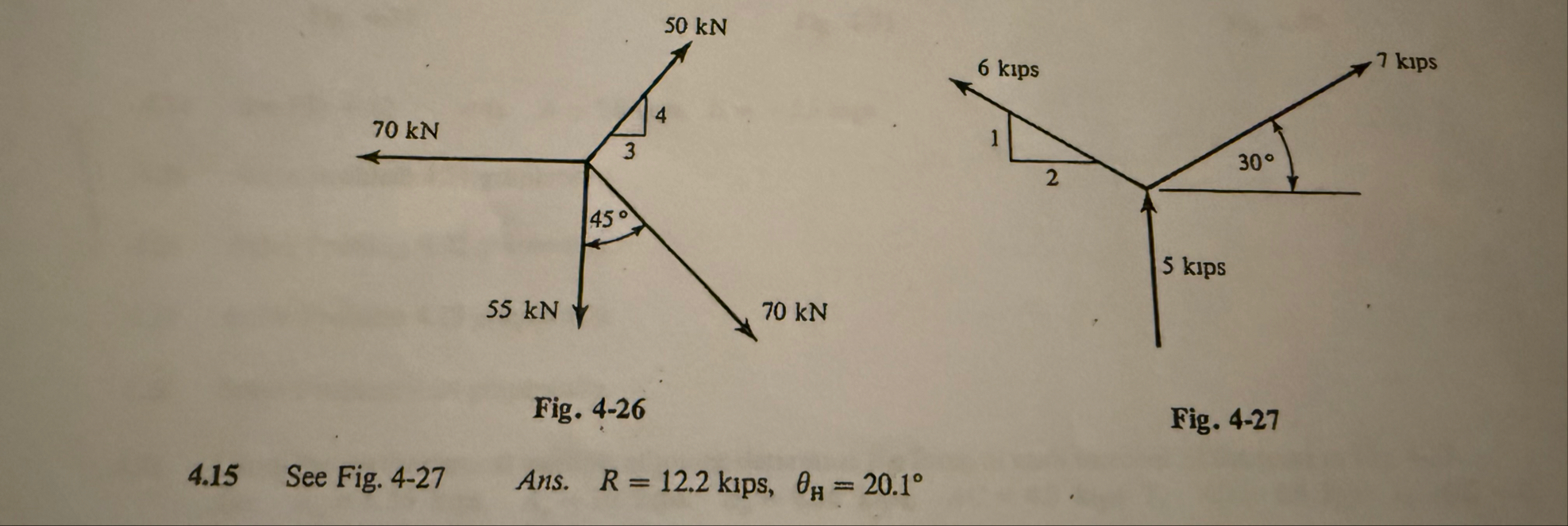 Solved Fig. 4-26Fig. 4-274.15 ﻿See Fig. 4-27 ﻿Ans. | Chegg.com