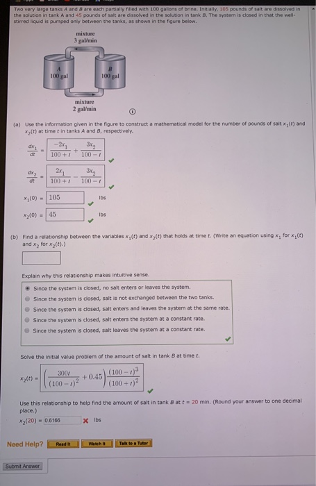 Solved Two very large tanks A and 8 are each partially | Chegg.com