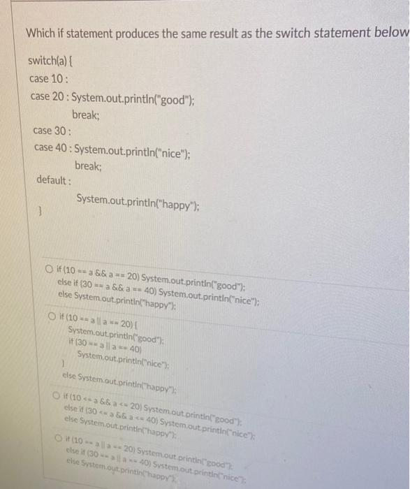 Solved Which statement correctly called the method below? | Chegg.com