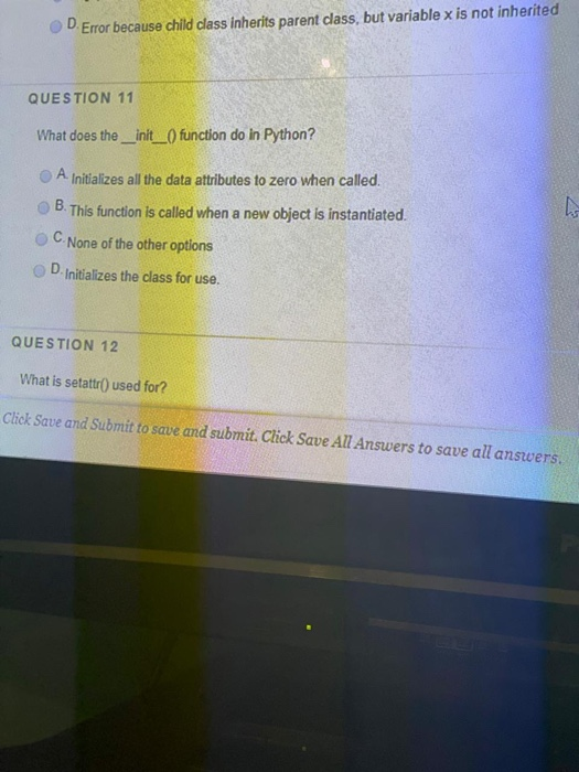 Solved Error because child class inherits parent class, but | Chegg.com