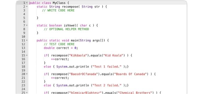 Solved please use this starter code exactly to produce the | Chegg.com