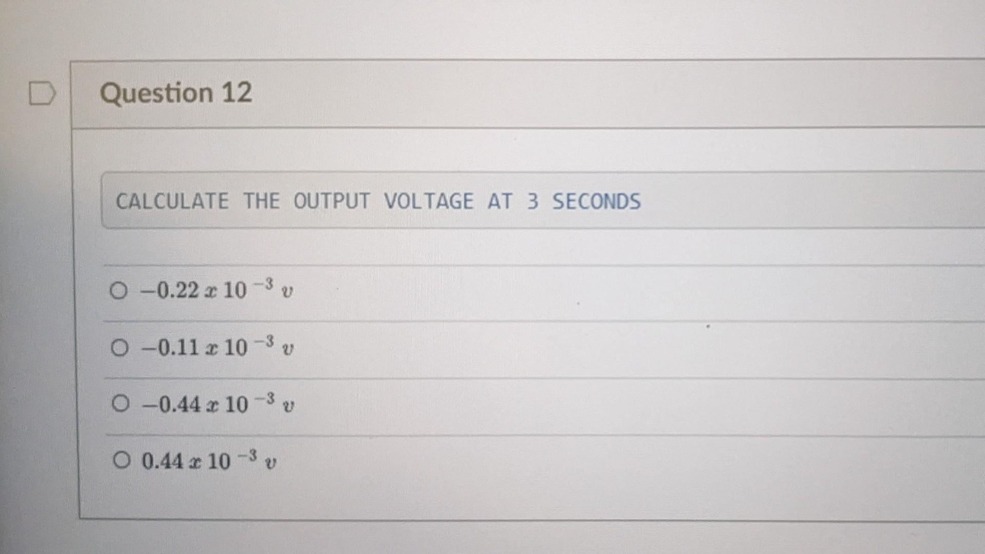 Solved THE OUTPUT OF A DIFFERENTIATOR CIRCUIT WITH | Chegg.com
