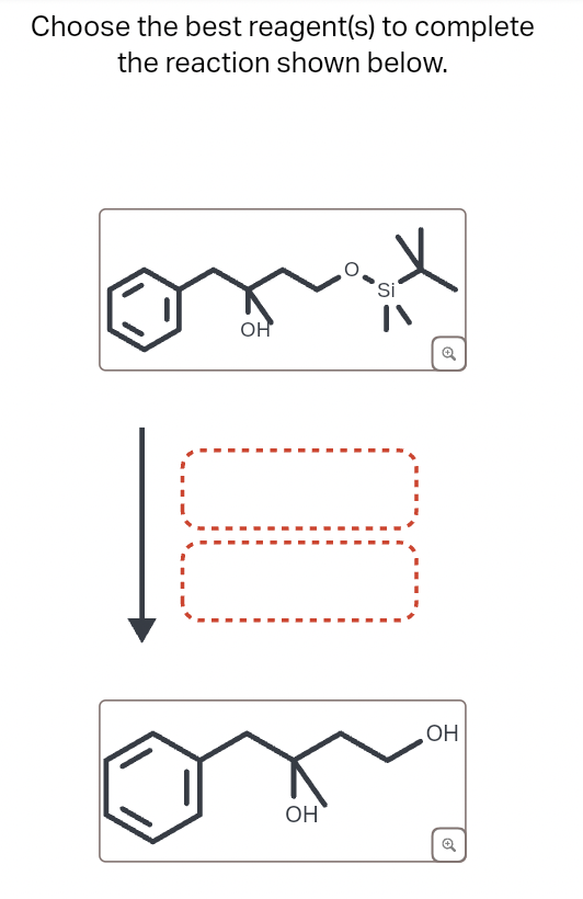 Solved Choose the best reagent(s) ﻿to completethe reaction | Chegg.com