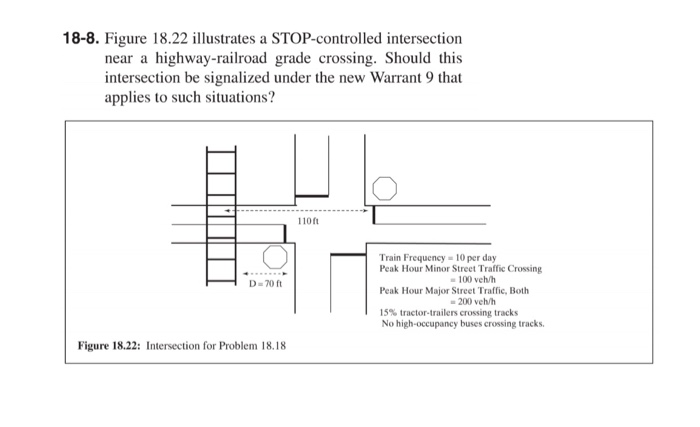 Solved 18-8. Figure 18.22 illustrates a STOP-controlled | Chegg.com