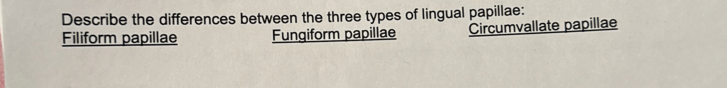 Solved Describe the differences between the three types of | Chegg.com