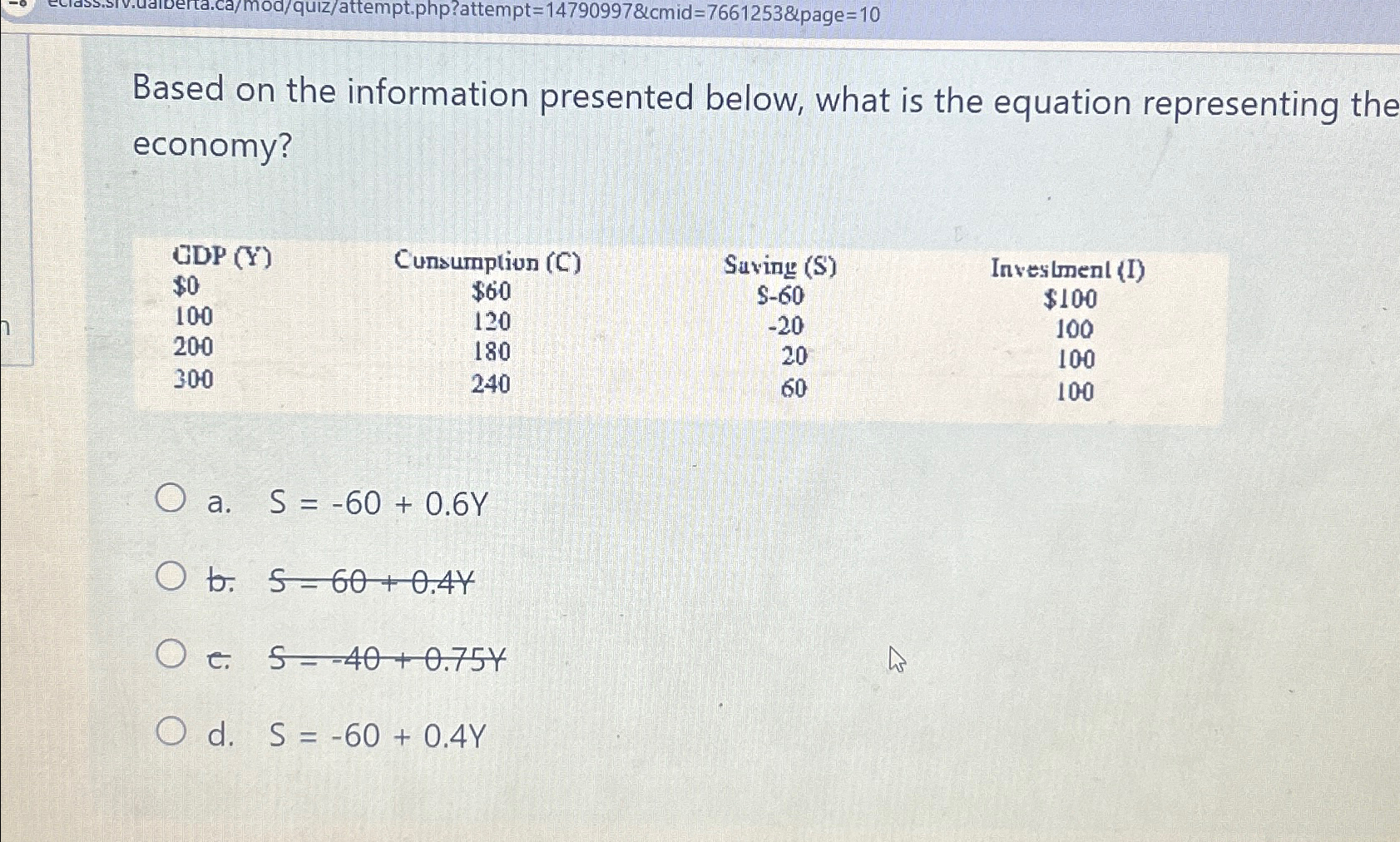 Solved Based on the information presented below, what is the | Chegg.com