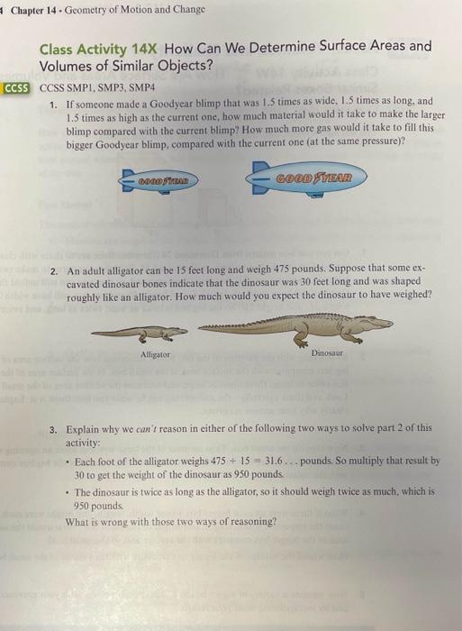 Solved Class Activity 14X How Can We Determine Surface Areas | Chegg.com