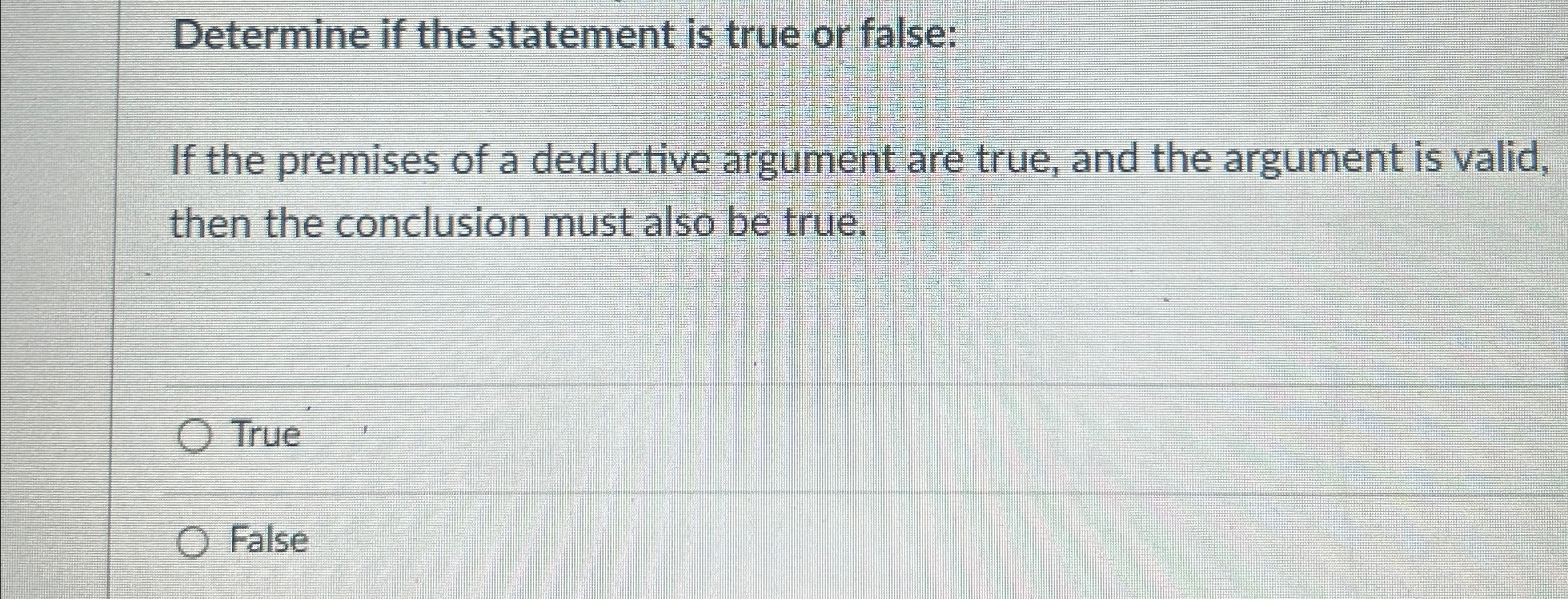 Solved Determine if the statement is true or false:If the | Chegg.com