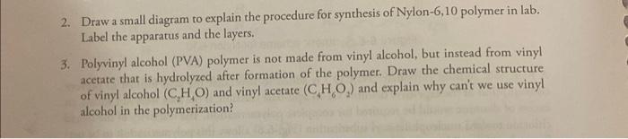 Solved 2. Draw a small diagram to explain the procedure for | Chegg.com