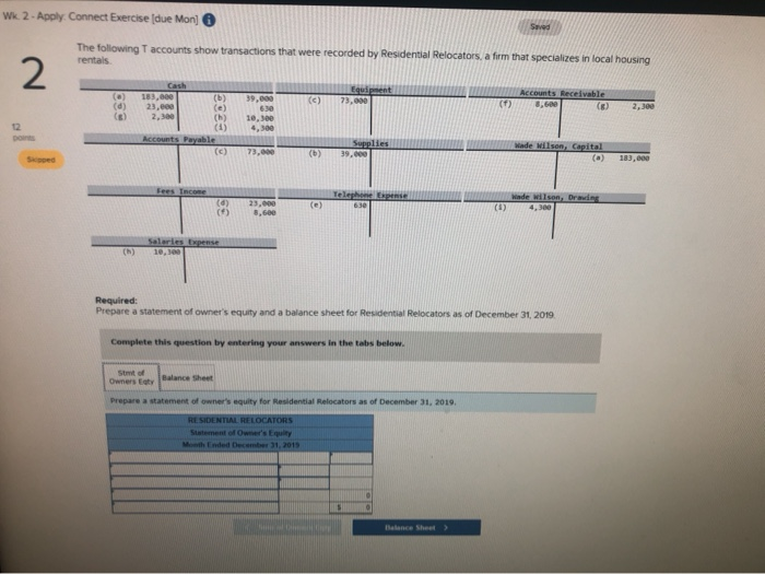 Solved wk 2 - Apply. Connect Exercise (due Mon 6 The | Chegg.com Solved wk 2 - Apply. Connect Exercise (due Mon 6 The | Chegg.com