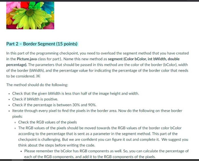 Solved ITSC 1212 - Programming Checkpoint 7 Picture | Chegg.com
