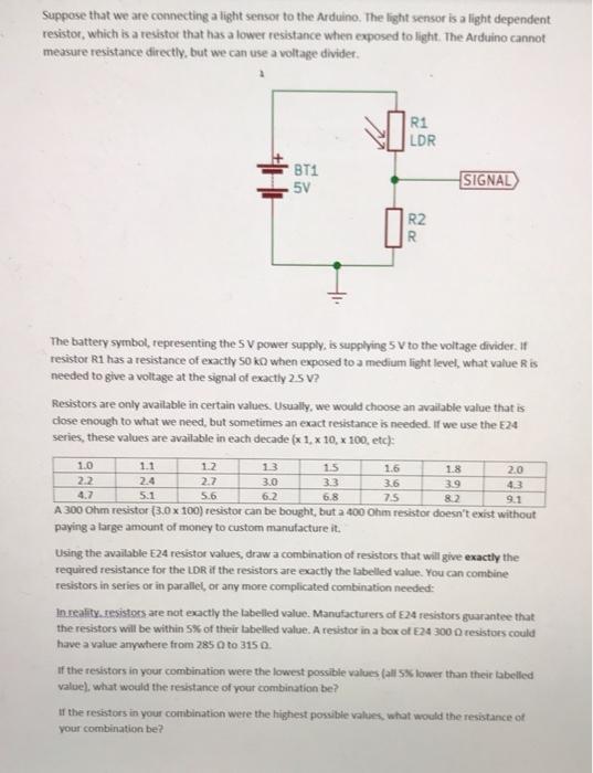 Light Sensor Arduino Connect Diagram Sensor Light Arduino 7449