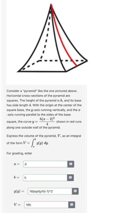 Solved Consider a "pyramid" like the one pictured above. | Chegg.com