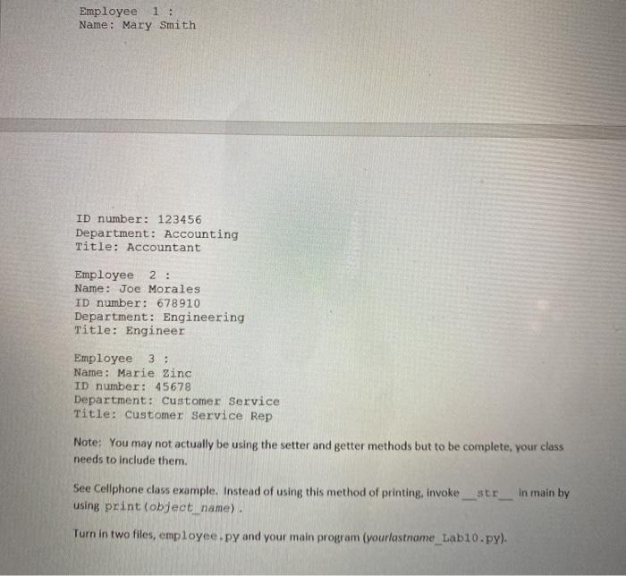 Solved Personal Information Class: Design a class called | Chegg.com