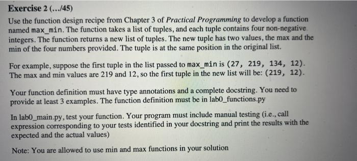 Solved could you complete all the steps ie, show 3 examples | Chegg.com