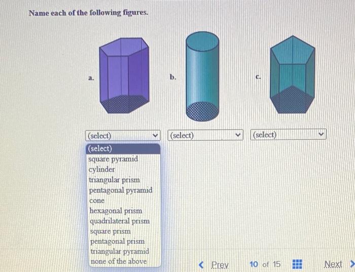 Solved Classify each polyhedron as convex or concave. Name | Chegg.com