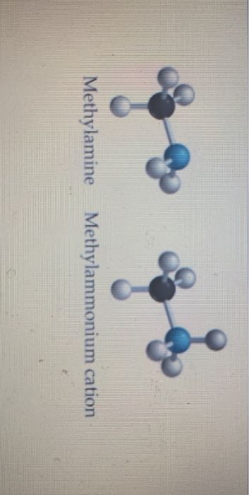Solved Methylamine Methylammonium cation Part A Calculate | Chegg.com