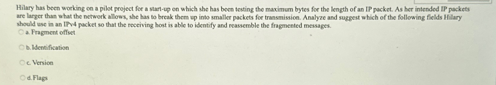 Solved Hilary has been working on a pilot project for a | Chegg.com
