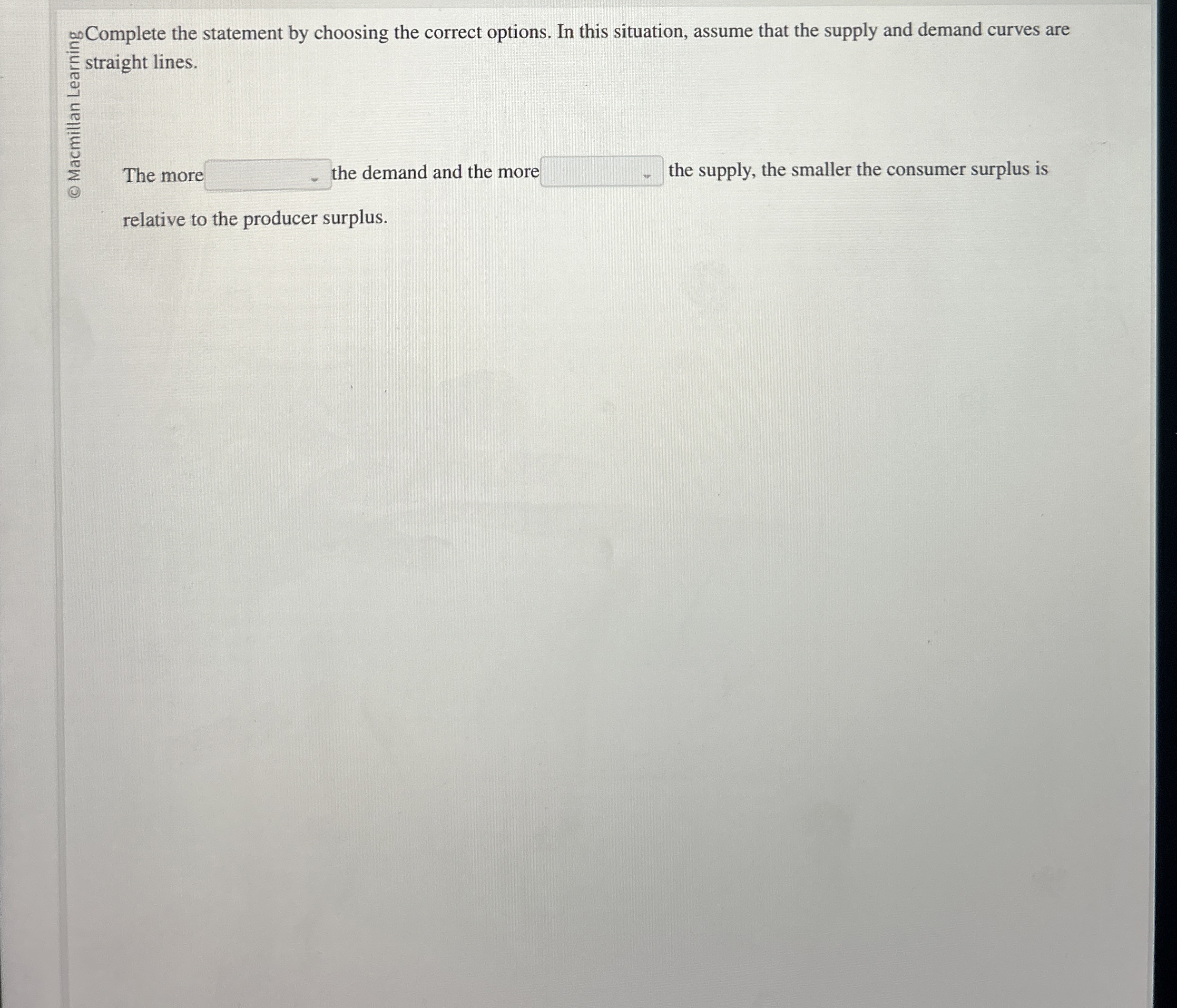 Solved ?00 ﻿Complete the statement by choosing the correct | Chegg.com