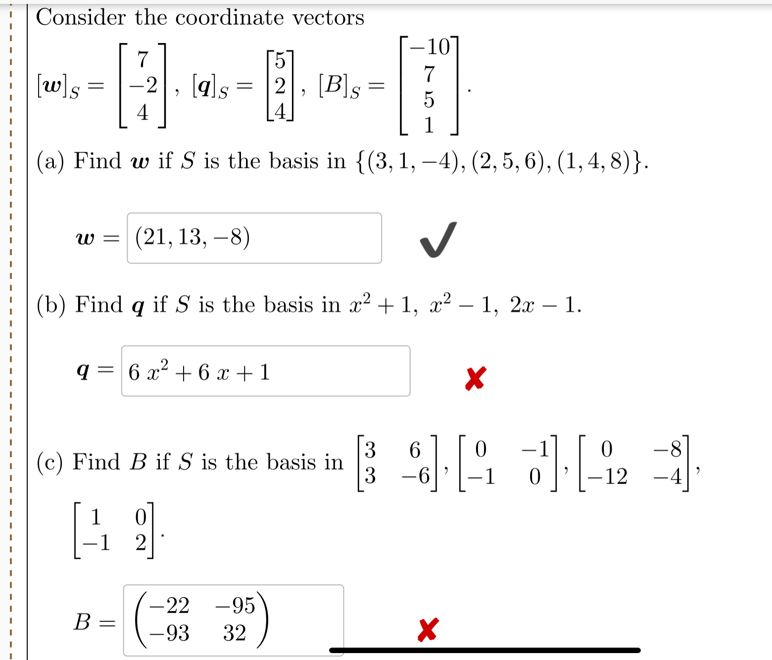Solved Consider the coordinate | Chegg.com