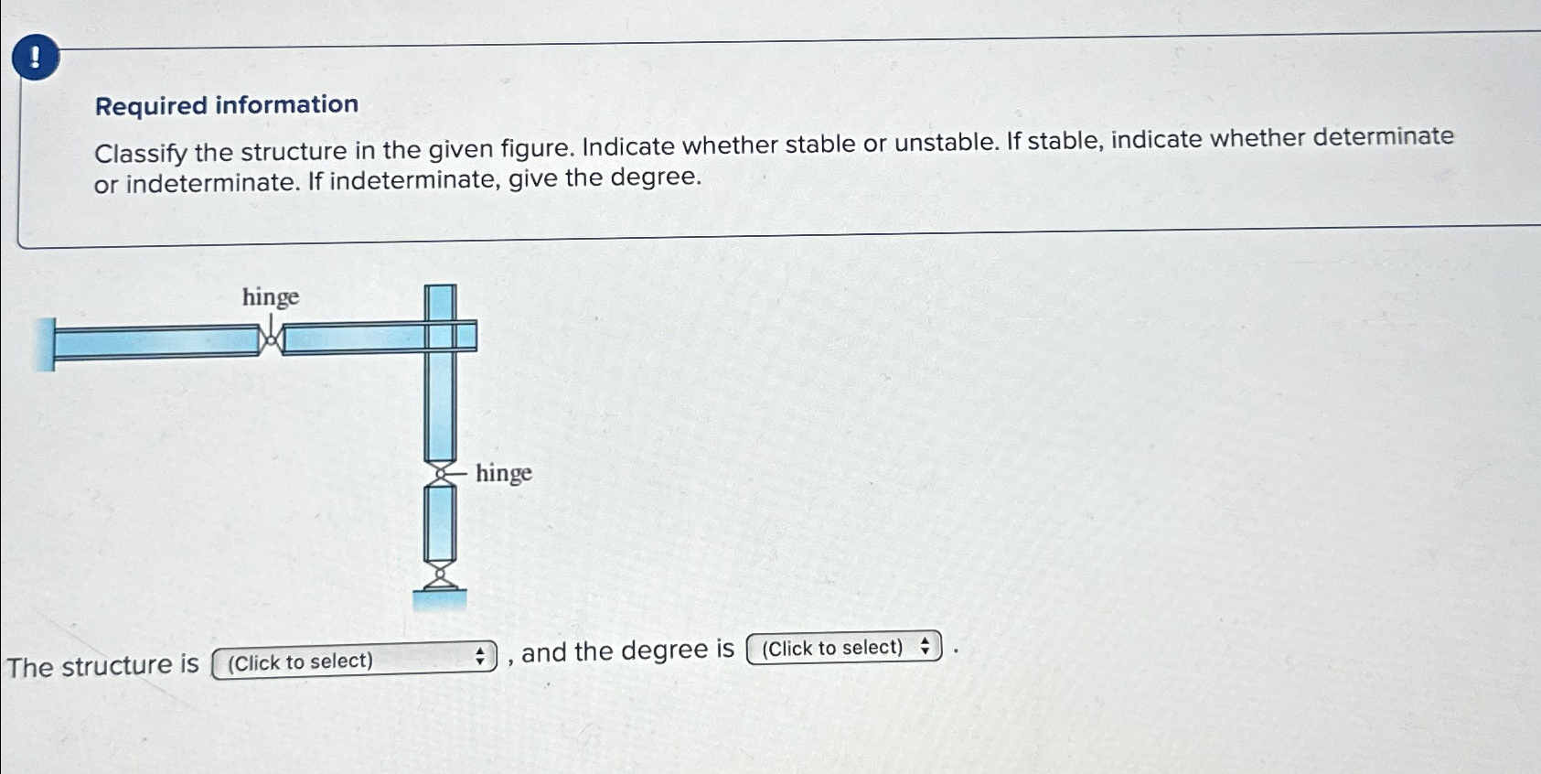 Solved !Required informationClassify the structure in the | Chegg.com