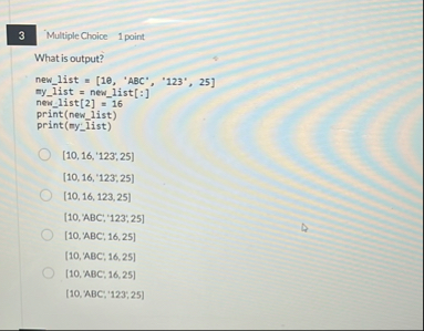 Solved Multiple Choice 1 ﻿pointWhat is | Chegg.com