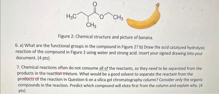 Solved Figure 2: Chemical structure and picture of banana. | Chegg.com