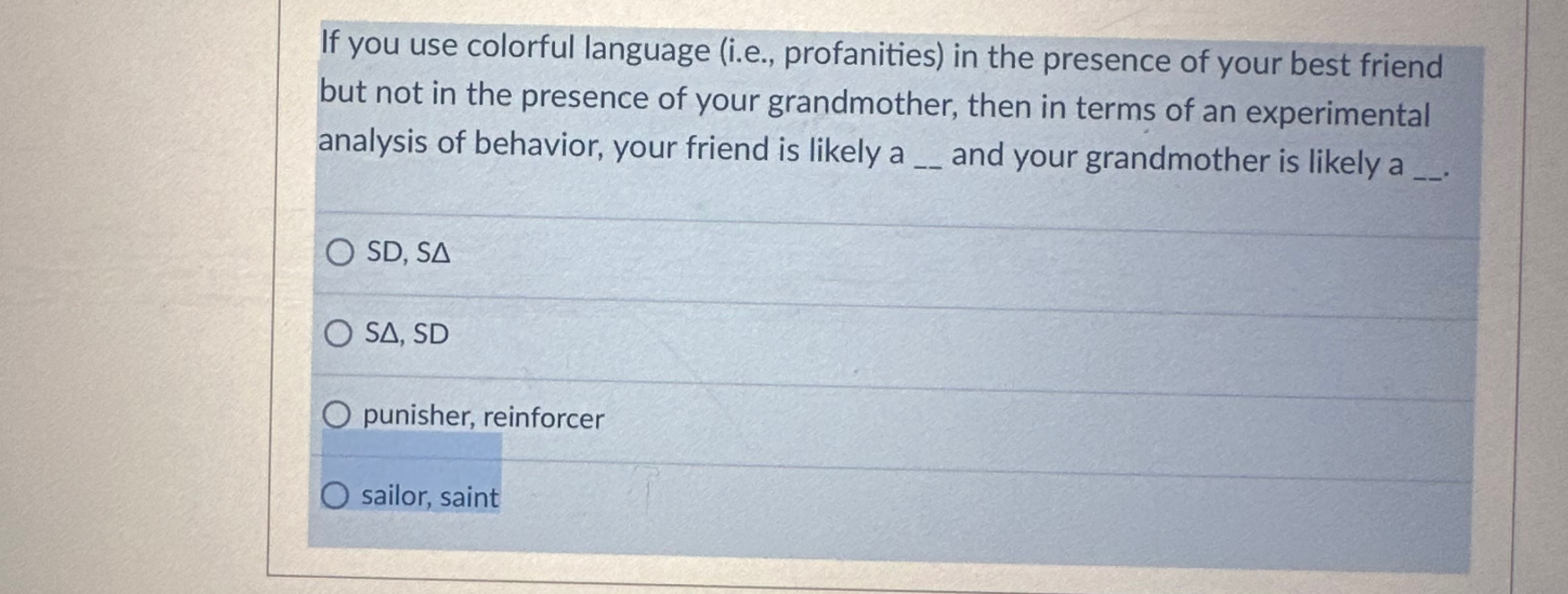 Solved If you use colorful language (i.e., ﻿profanities) ﻿in | Chegg.com
