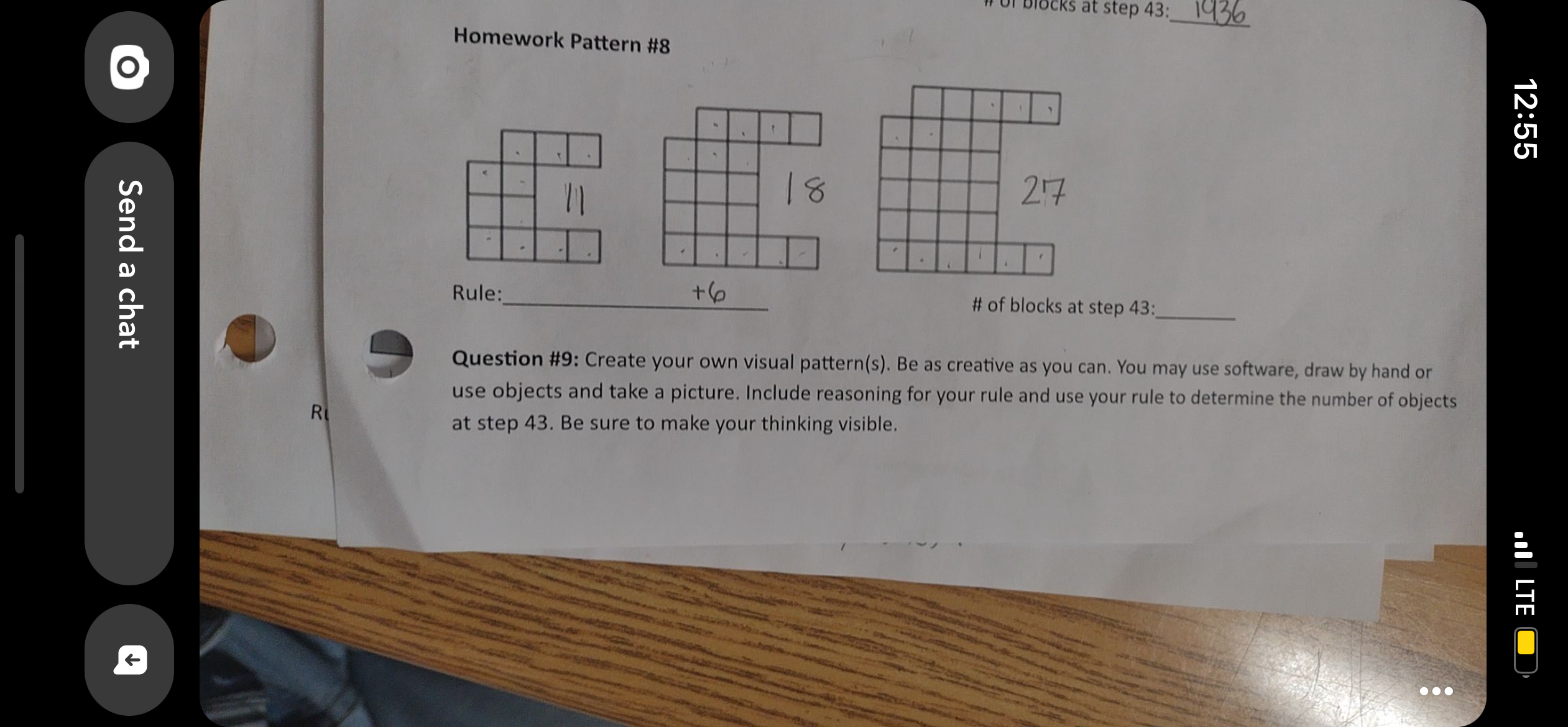 Solved Create your own visual pattern(s). ﻿Be as creative as | Chegg.com